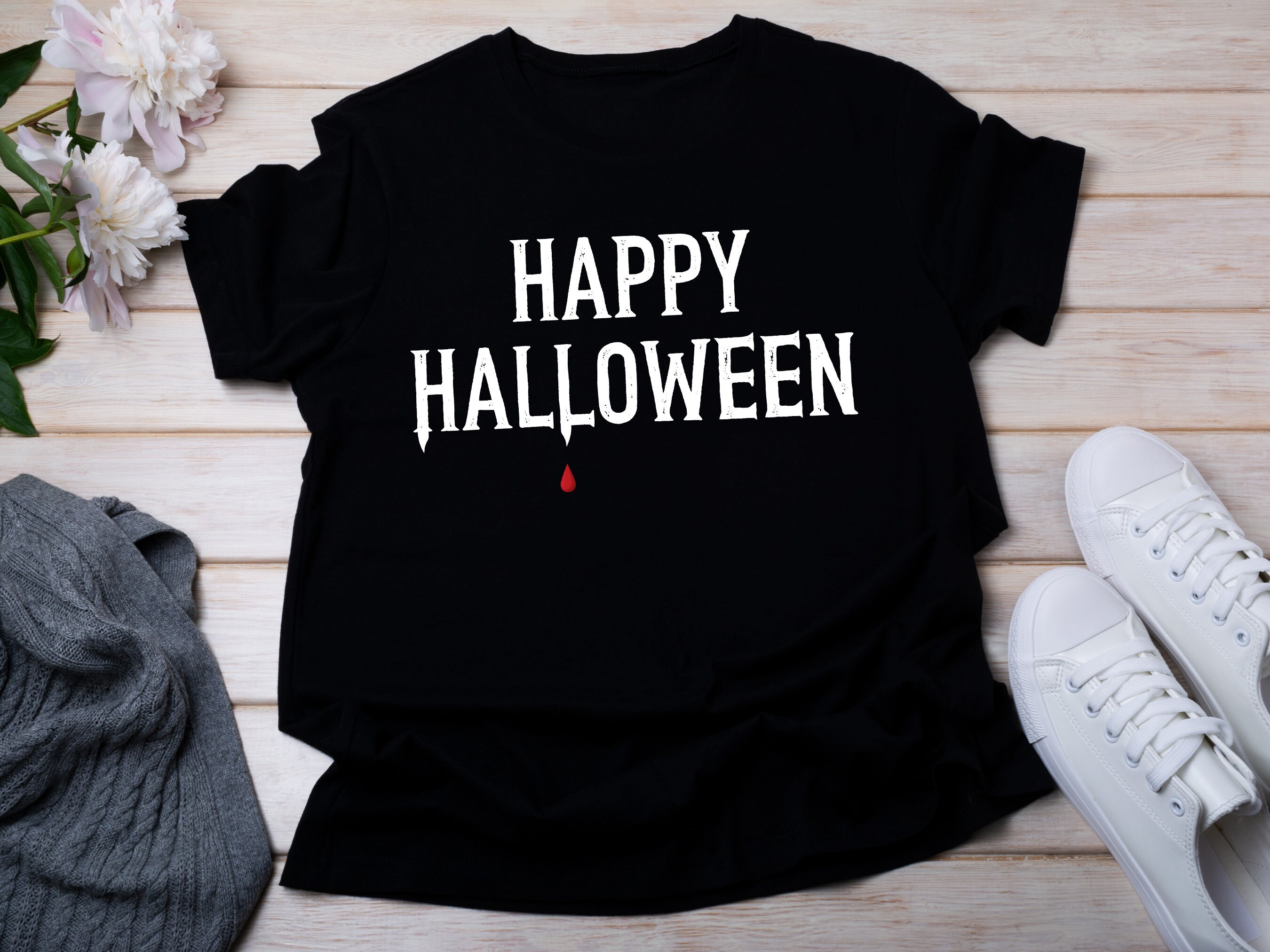 Happy Halloween PNG, Clipart, SVG, Spooky Printable, Goth, Vampire ...