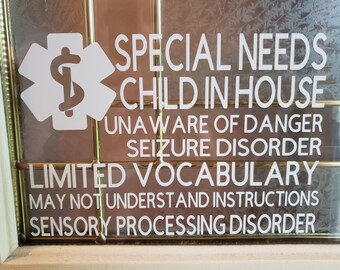 Special needs decals | Etsy