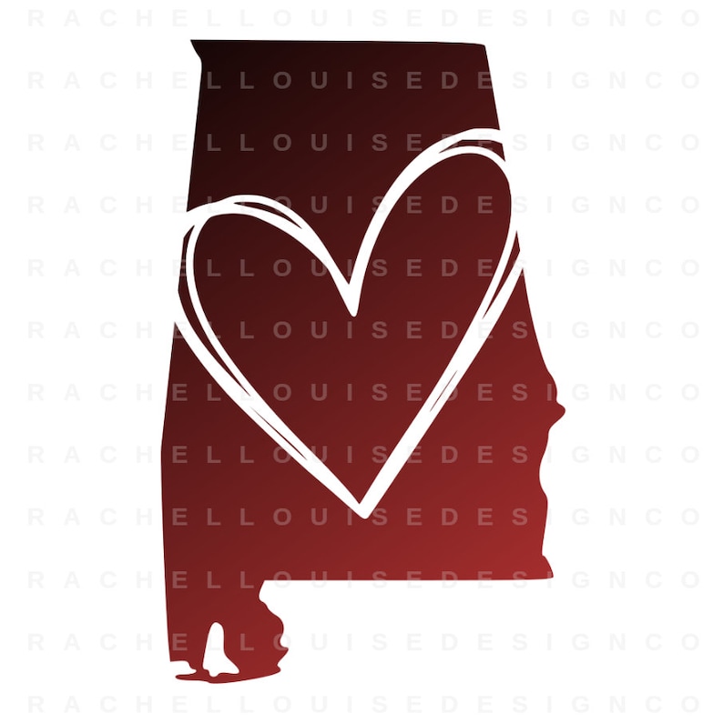 Alabama State Bundle SVG DXF EPS Cut Files for Cricut - Etsy