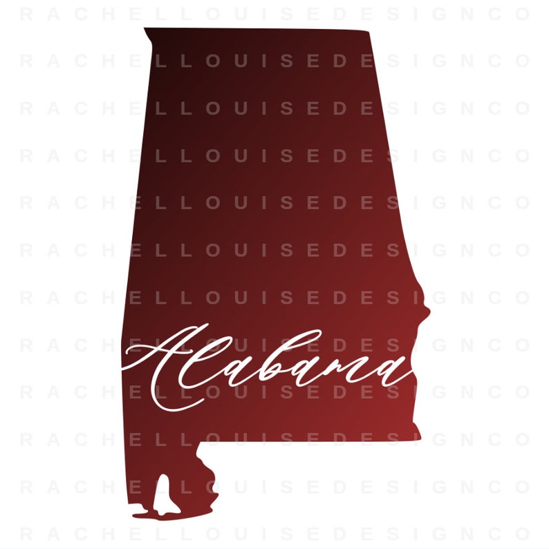 Alabama State Bundle SVG DXF EPS Cut Files for Cricut - Etsy