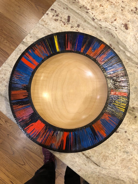 Splatter Bowl — PF Woodturning