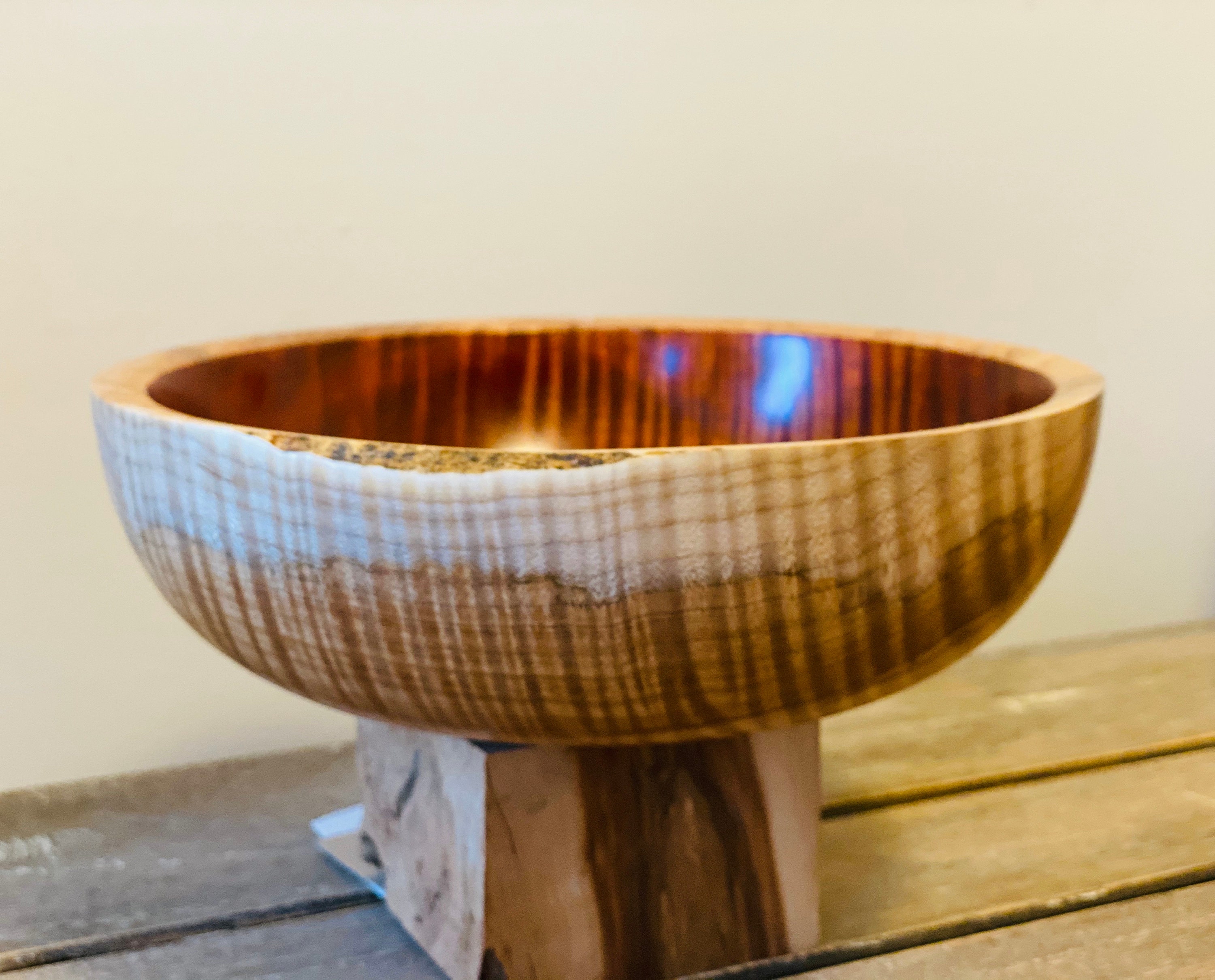 Figured Maple Bowl - Etsy