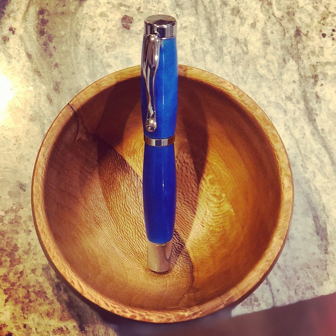 Royal Blue Pen - Etsy