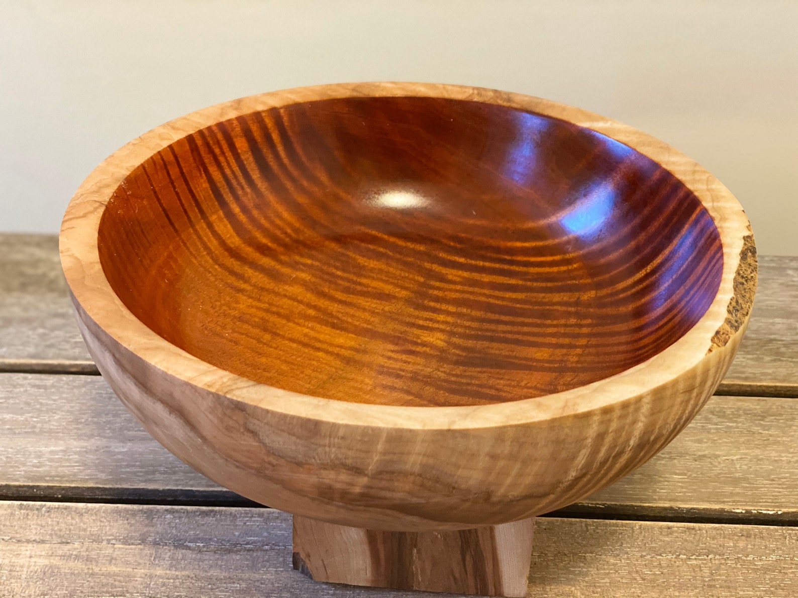 Figured Maple Bowl - Etsy