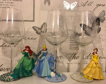 Princess wine glass | Etsy