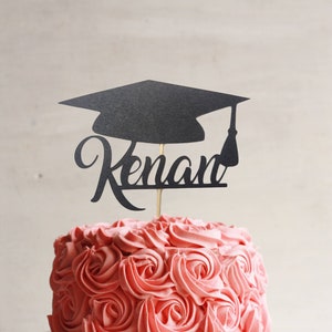 Personalised Graduation Cap Cake Topper - Etsy UK