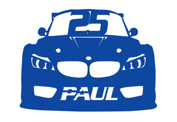 Personalised BMW Car Cake Topper - Etsy