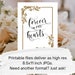5 Pack Wedding Signs Phrase Designs in Downloadable / Printable Format ...