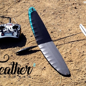 RC Glider Kit Micro Radio Control Glider Feather Squared Balsa Discus ...