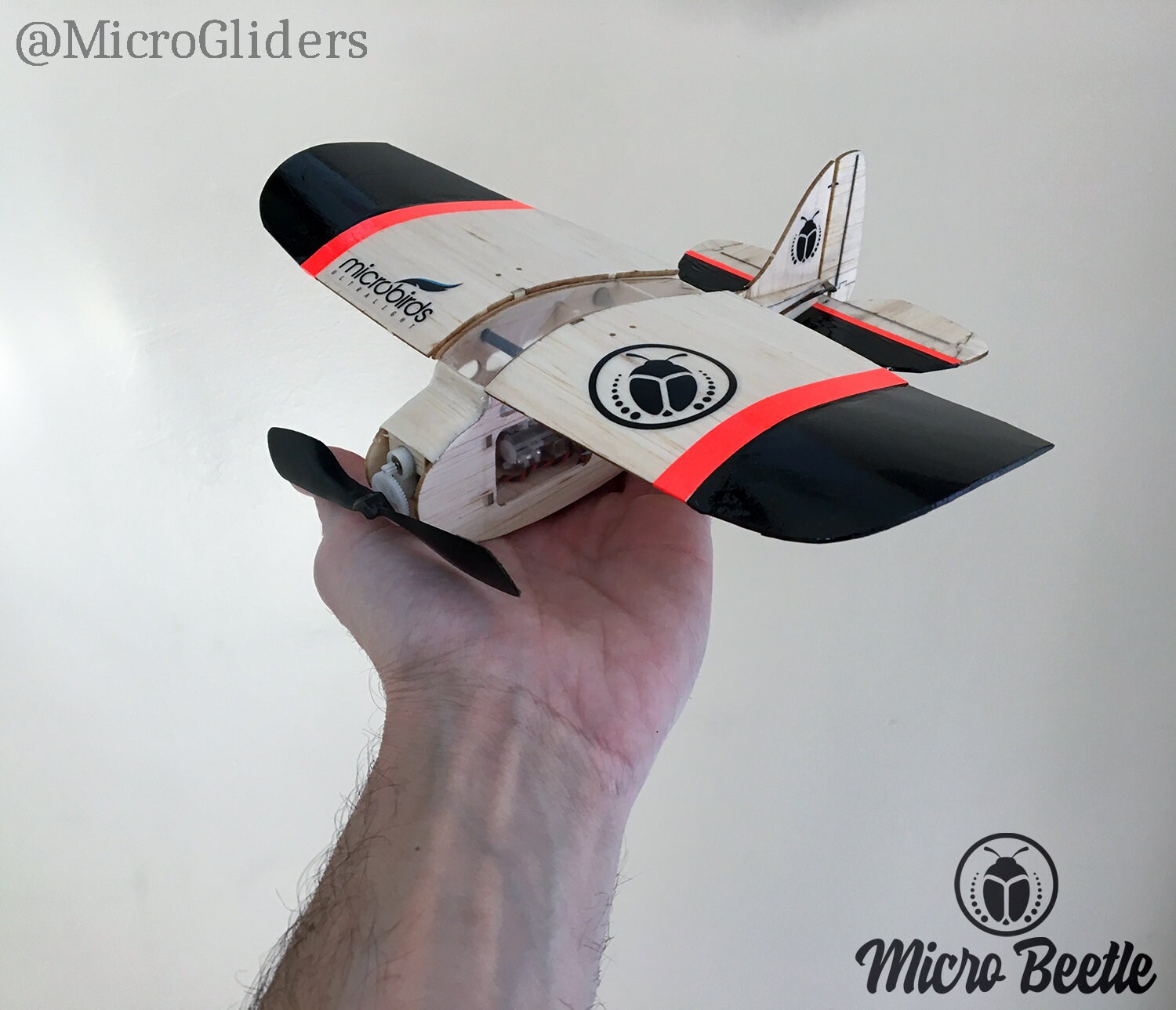 Micro Beetle RC Airplane Kit, Laser Cut Balsa Wood, Hobby Toy - Etsy