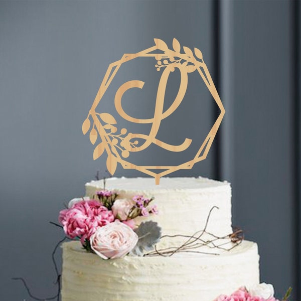 Letter L Cake Topper - Etsy