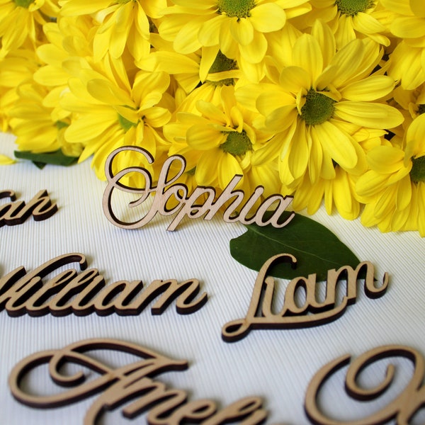 Laser Cut Table Name - Etsy