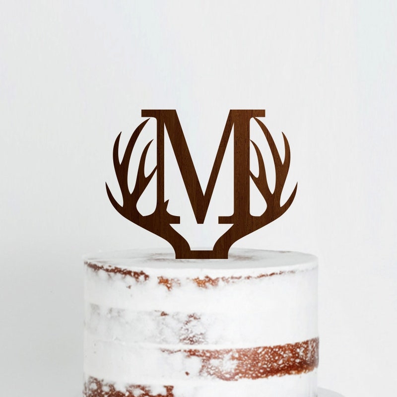 Letter M Cake Topper - Etsy