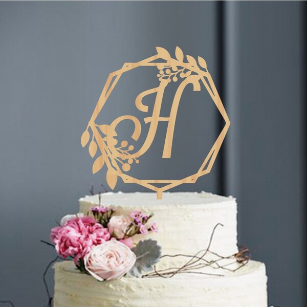 Letter H Cake Topper - Etsy