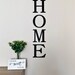 Large HOME Decor Sign With Clock Home Wood Sign HOME Wall - Etsy