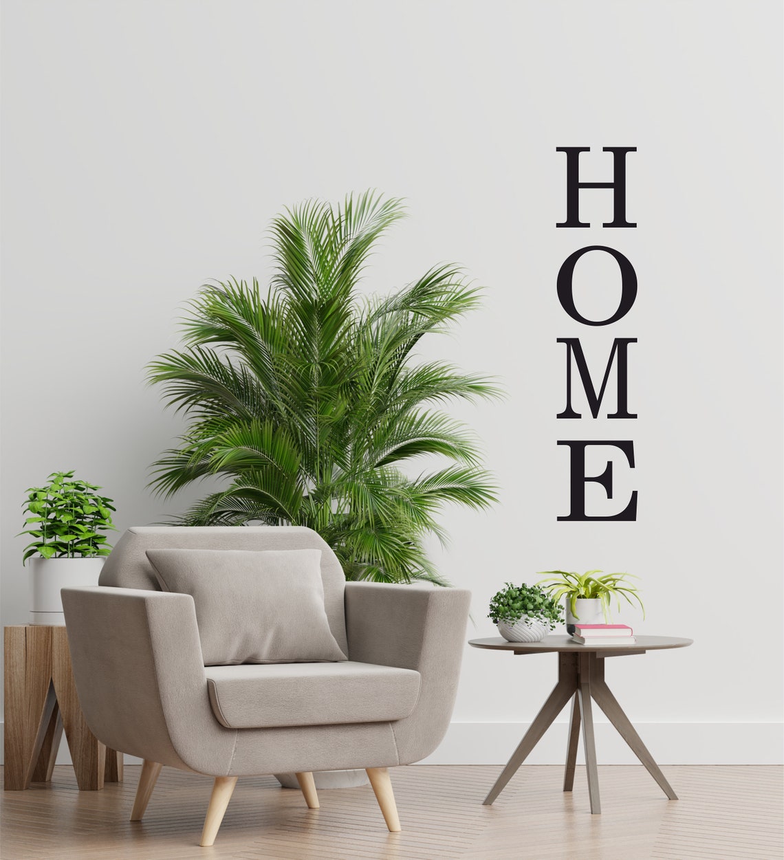Large HOME Decor Sign With Clock Home Wood Sign HOME Wall - Etsy