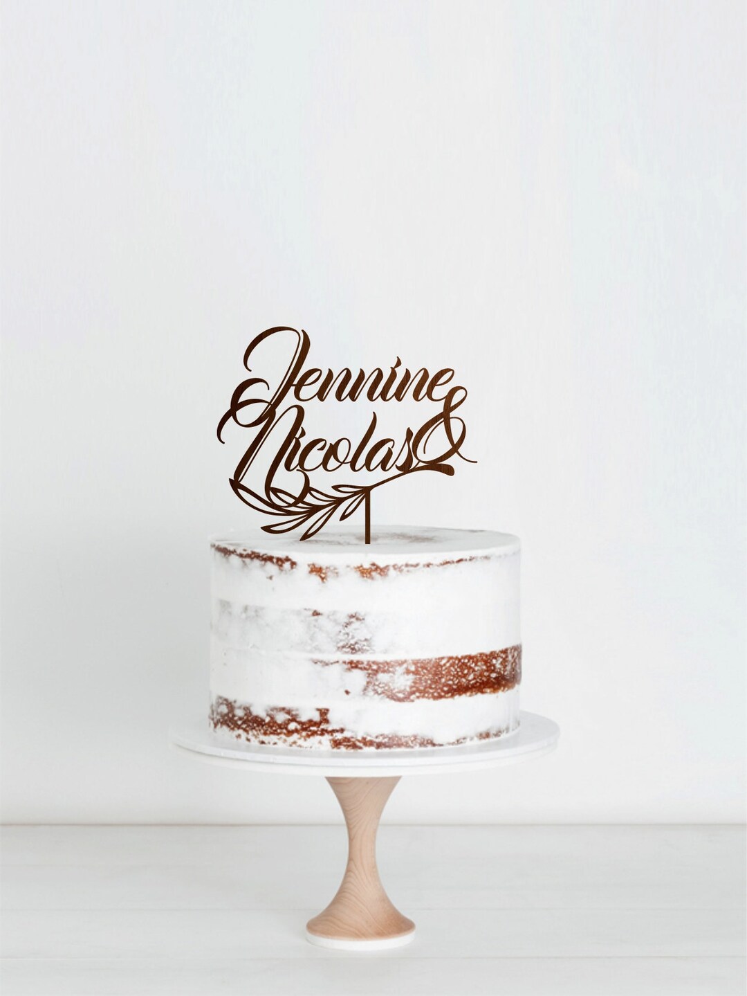 Names Cake Topper Cake Topper Wedding Custom Name Cake - Etsy