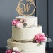 Letter W Cake Topper, Initial Wedding Cake Topper, Single Initial ...