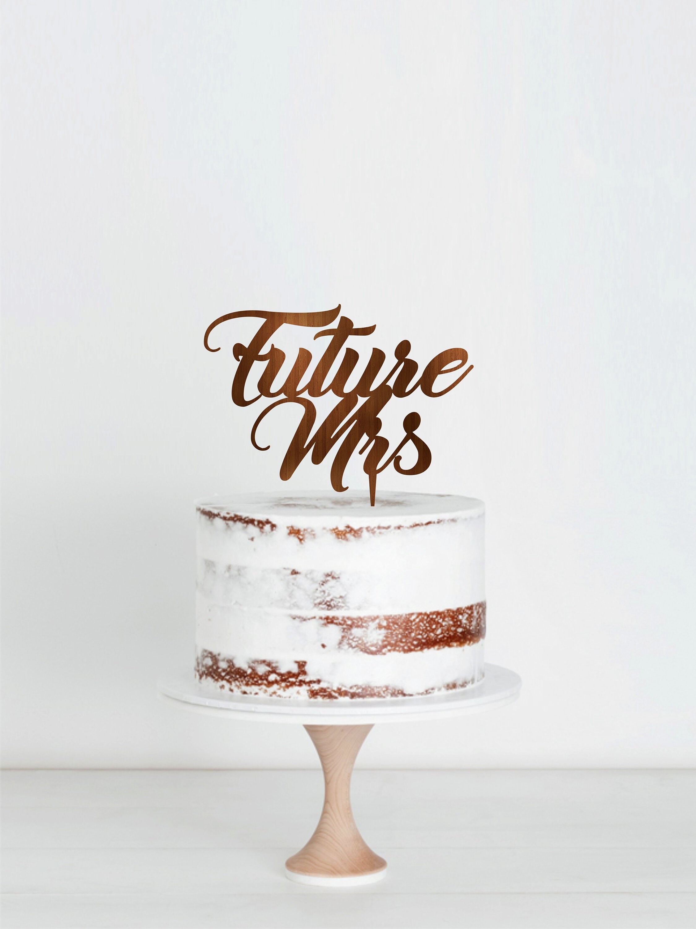 Future Mrs Cake Topper Bridal Shower Cake Topper Hen's | Etsy