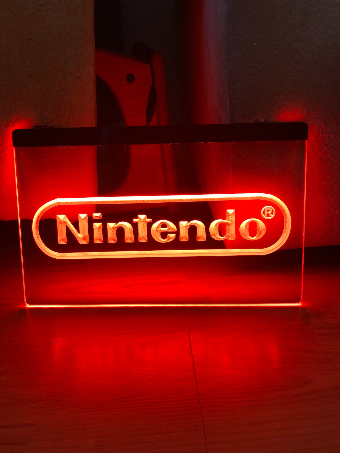 Nintendo LED Neon Light Sign 8x12 | Etsy