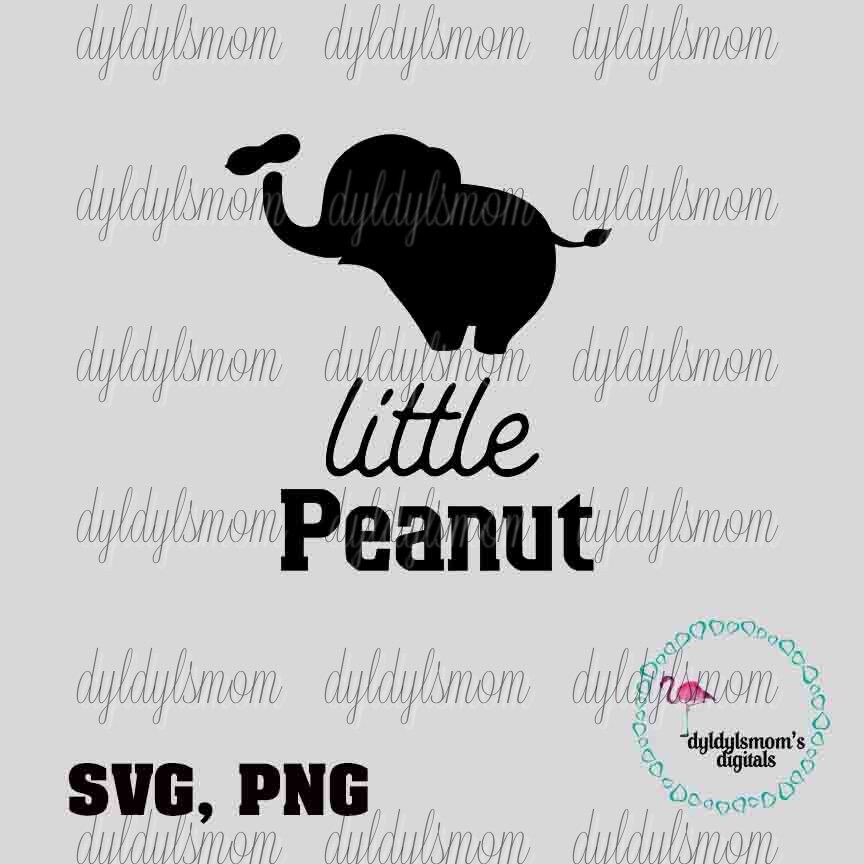Little Peanut Design for Baby/infant in SVG and PNG for Cutting Files ...
