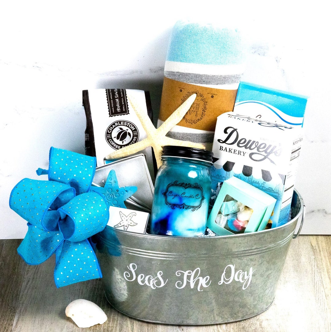 Beach Gift Tin- Seas the Day! - Etsy