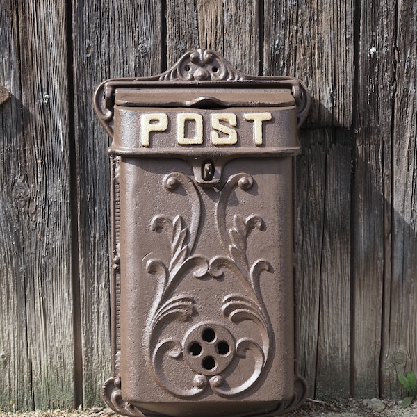 Iron Mailbox - Etsy