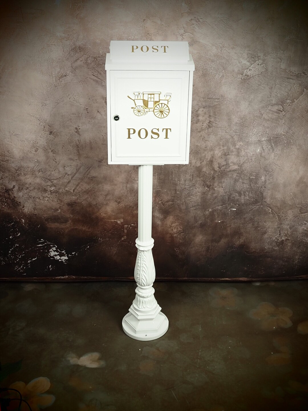 Elegant Vintage Cast Iron Letterbox Antique Charm for Home & Garden - Etsy