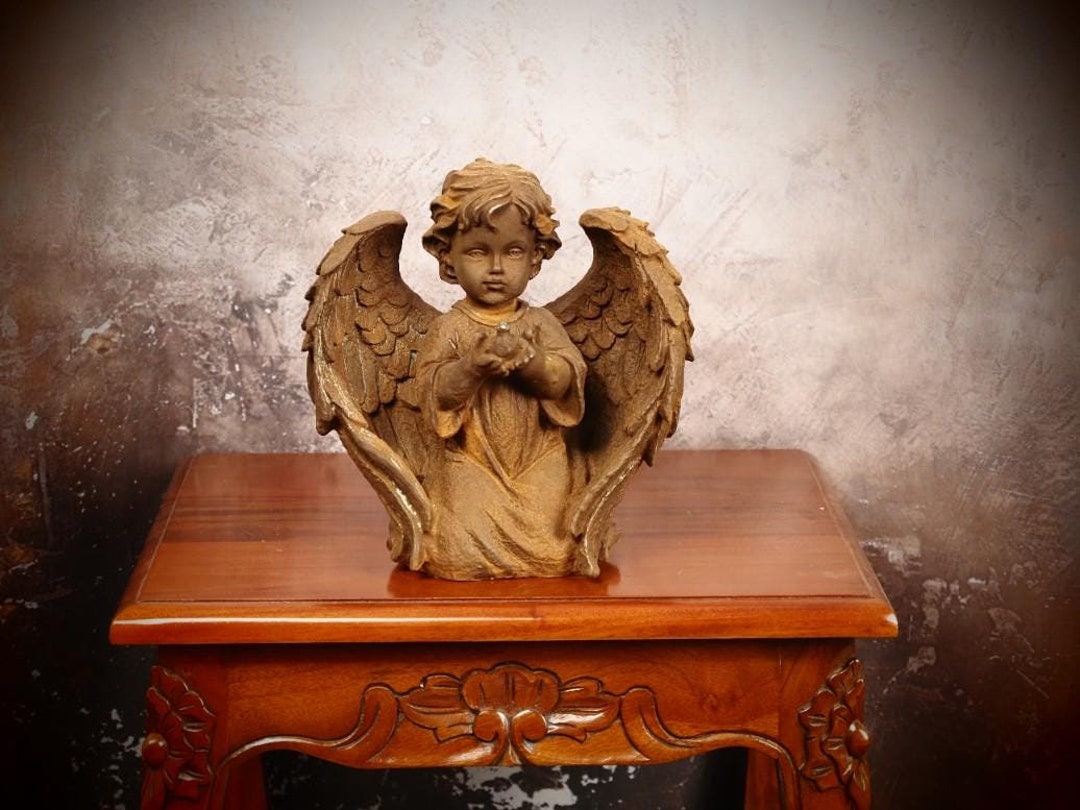 Cast Iron Angel - Rustic Garden Decoration, Perfect Gift - Etsy