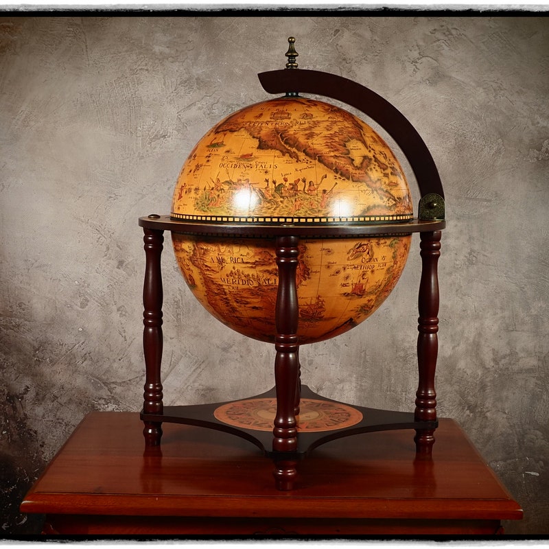 Wooden Globe - Etsy