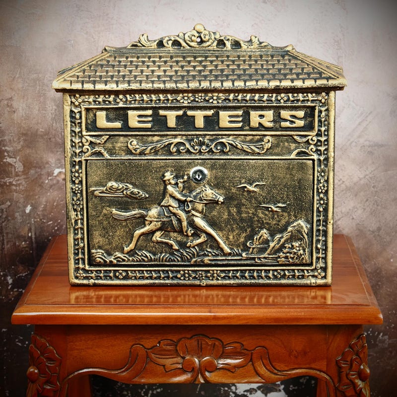 Antique Mailbox - Etsy