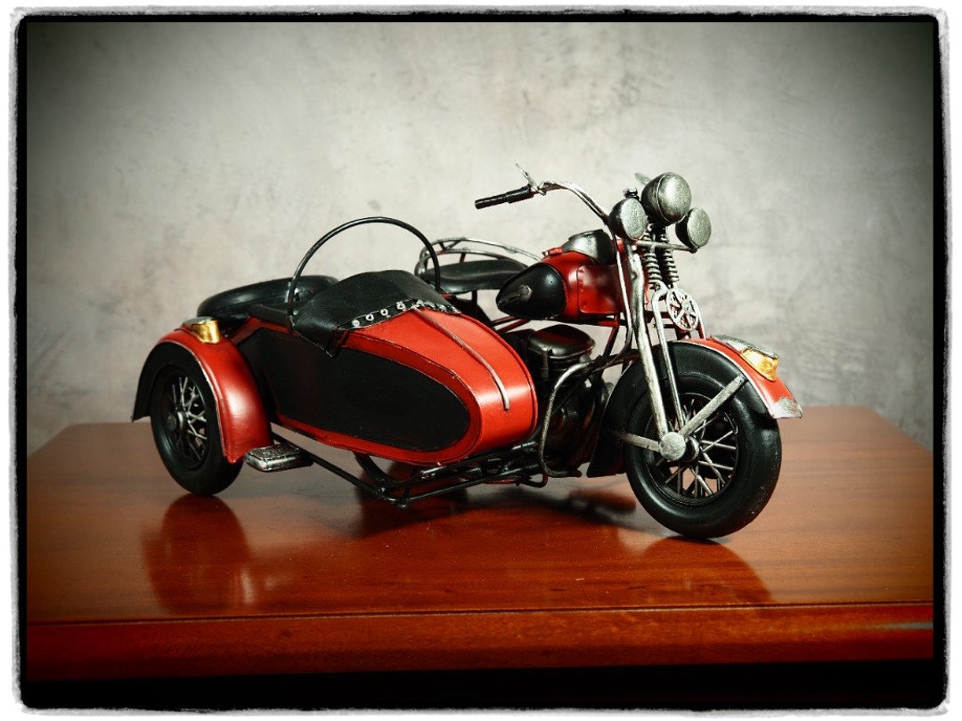 Vintage Tin Model Tin Motorcycle Model Motorcycle Tin Motorcycle With ...