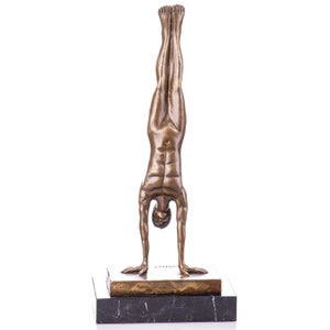 Exquisite Handstand Man Bronze Sculpture: A Masterpiece of Balance and ...