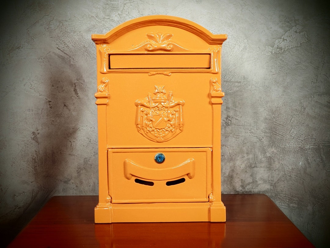 Elegant Vintage Italian Cast Iron Letterbox Timeless Charm for Your ...
