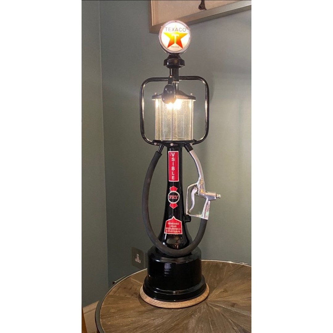 Old Unusual TEXACO Table Lamp Vintage Style Petrol Pump - Etsy