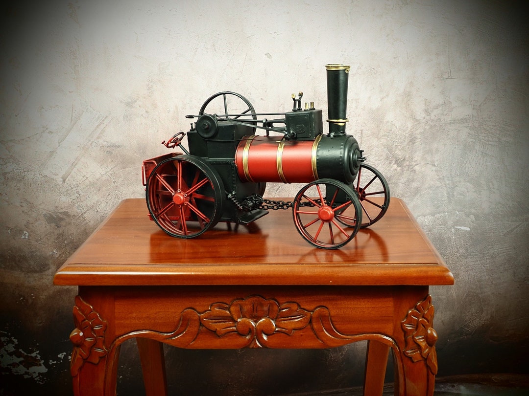 Vintage Tin Steam Locomotive Model: Nostalgic Collector's Piece for ...