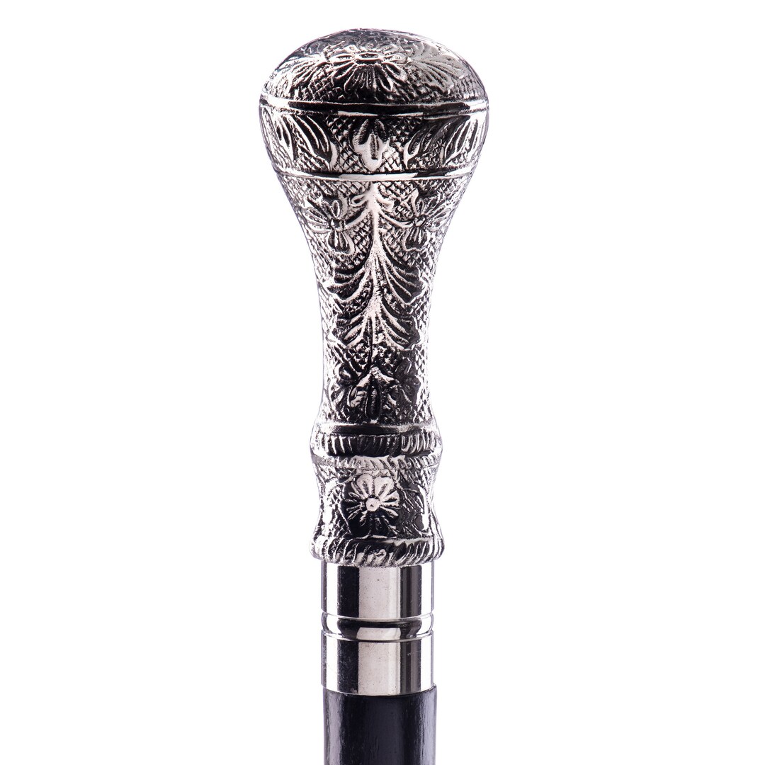 Detachable Walking Stick Made of Precious Wood With Brass Handle - Etsy