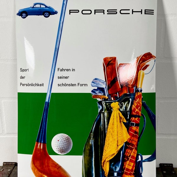 Vintage Porsche Sign - Etsy