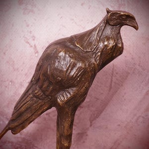 Bronze Sculpture of A Secretary Bird, Signed by Bugatti Secretary Bird ...