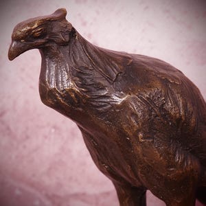 Bronze Sculpture of A Secretary Bird, Signed by Bugatti Secretary Bird ...