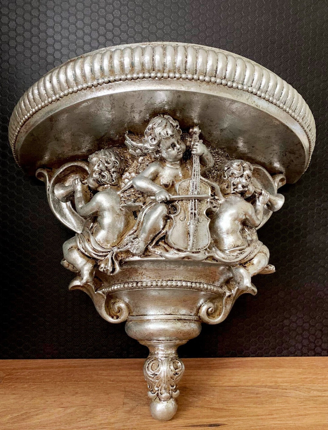 Baroque Angel Console Sculpture Decorative Figure Wall Shelf - Etsy