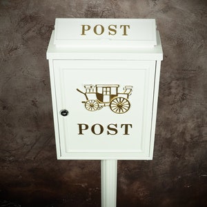 Elegant Vintage Cast Iron Letterbox Antique Charm for Home & Garden - Etsy