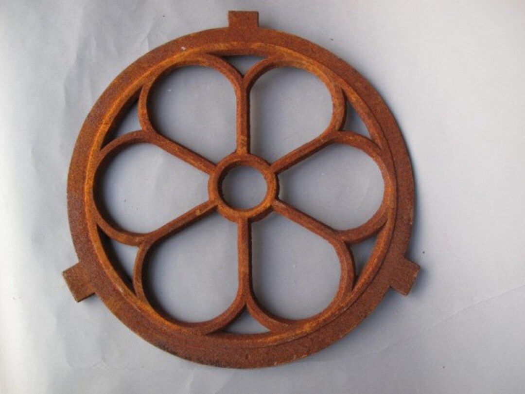 Iron Cast Round Window Frame 64 Cm Diameter - Etsy