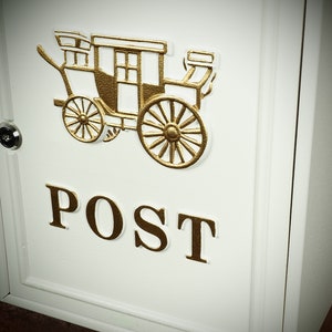 Elegant Vintage Cast Iron Letterbox Antique Charm for Home & Garden - Etsy