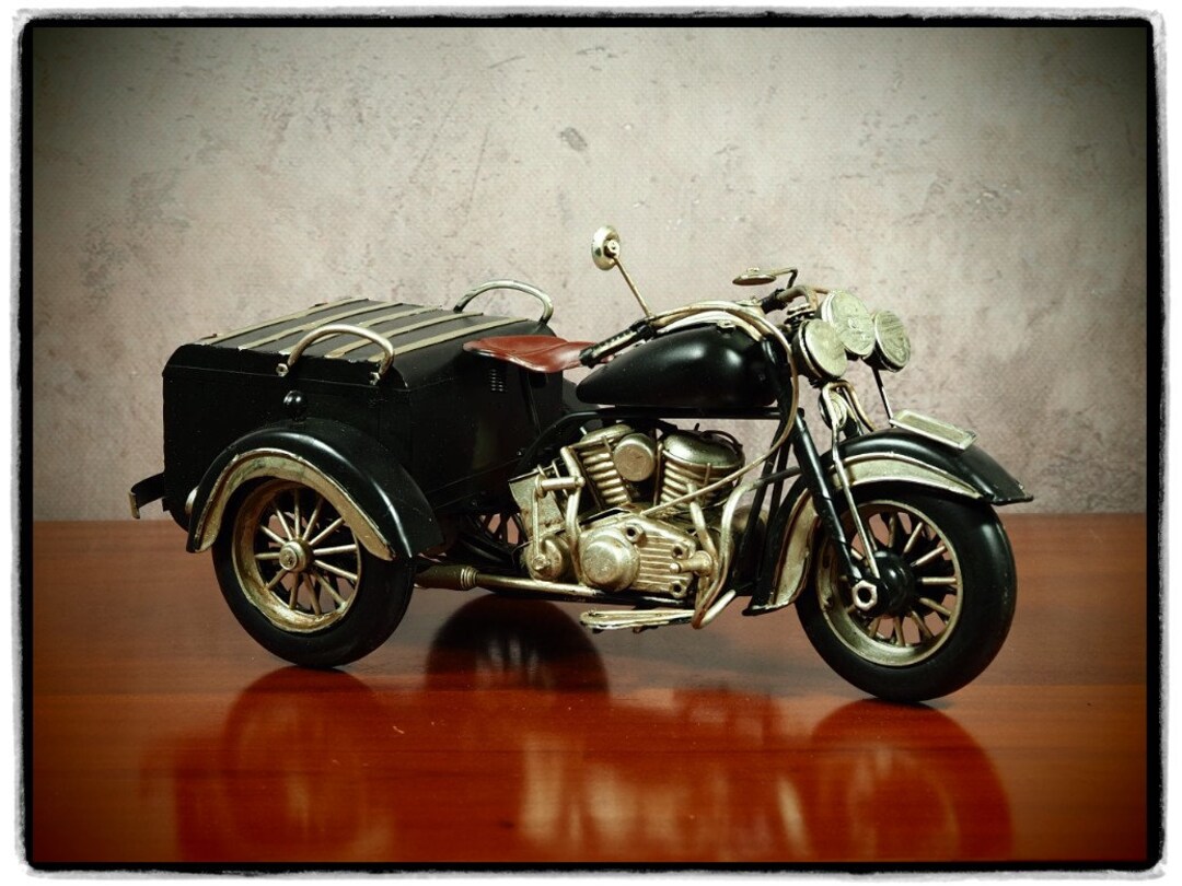 Vintage Metal Model Motorcycle Collector's Piece, Home Decor, Gift - Etsy