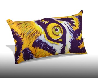 Lsu Tigers Pillow - Etsy