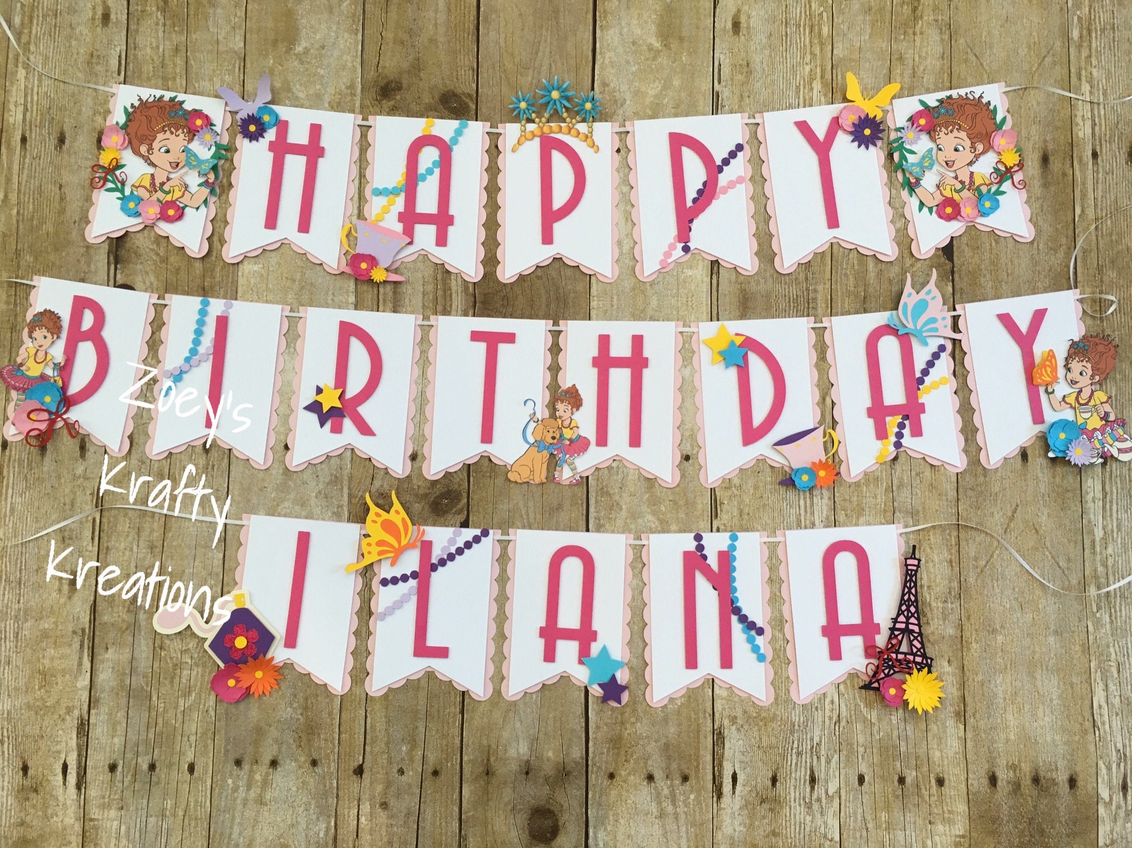 Fancy Nancy Banner | Etsy