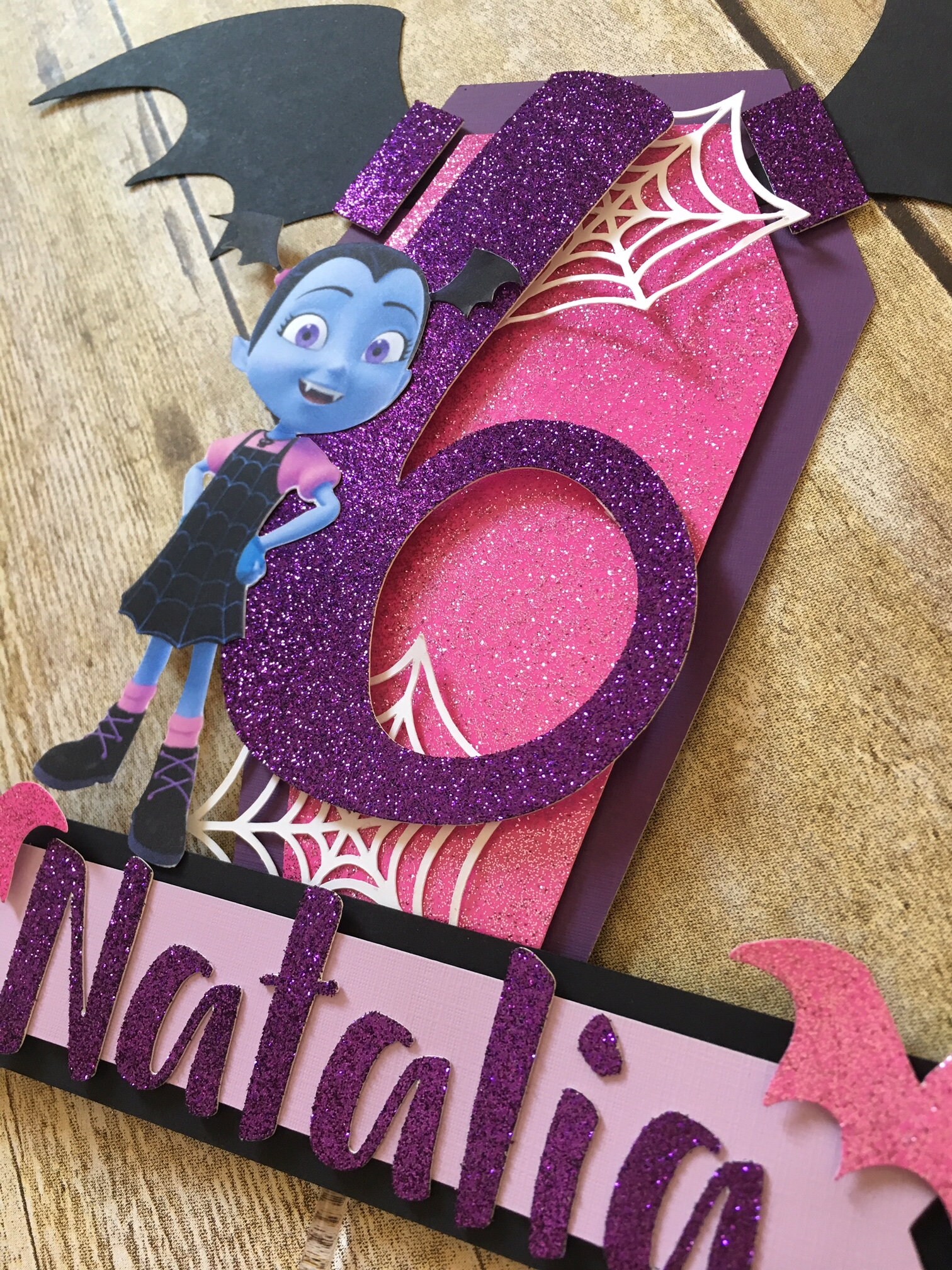Vampirina Inspired Cake Topper/vampirina Party/vampirina - Etsy