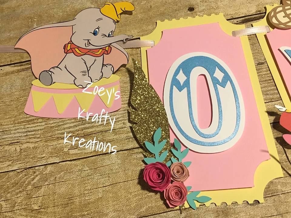 Dumbo Highchair Banner/dumbo Banner/highchair - Etsy