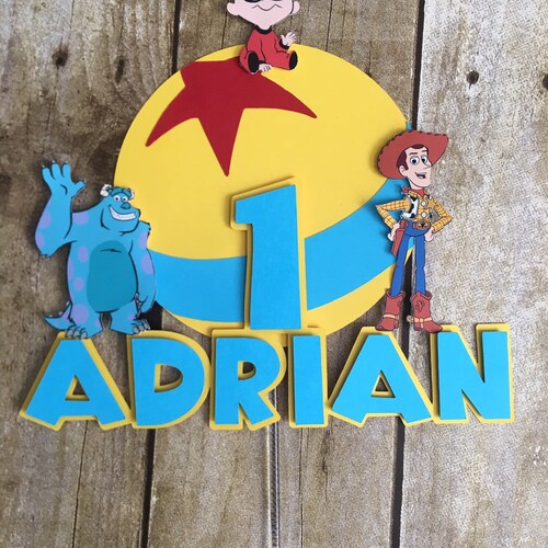 Pixar Cake Topper/pixar Party/pixar Theme/pixar Inpsired/pixar - Etsy